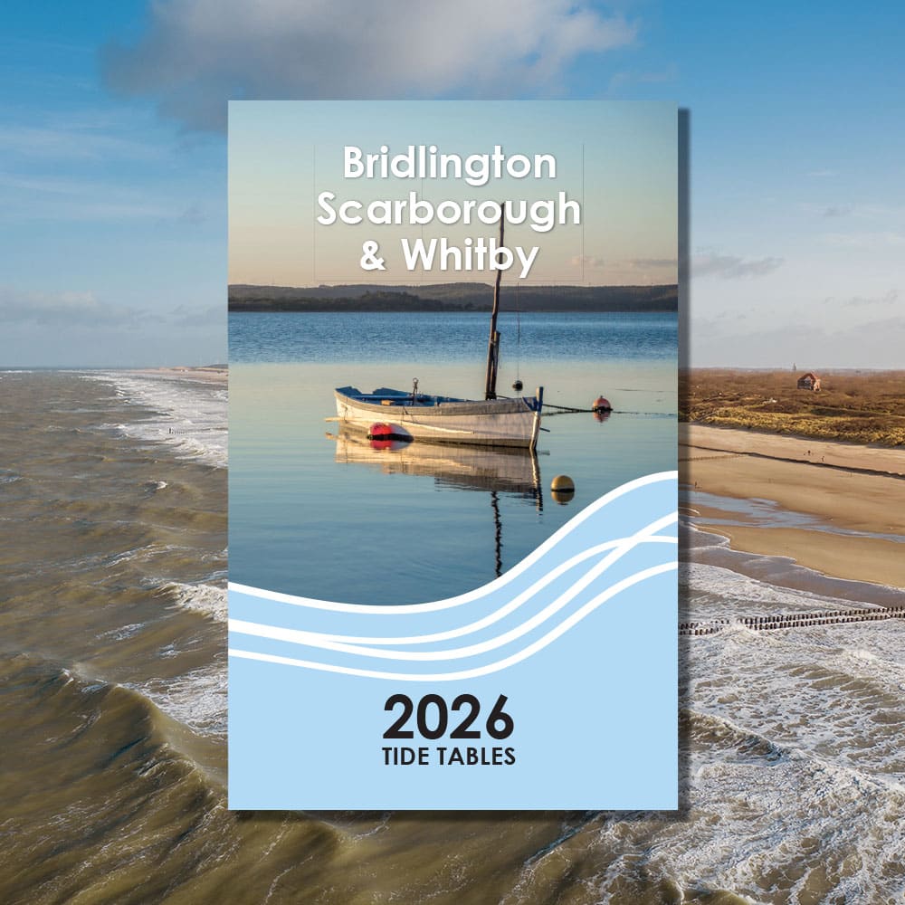 Bridlington, Scarborough and Whitby Tide Table - 2026 - Fisk Printers
